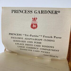 Prince Gardner | Bags | Princess Gardner Cognac Leather Cowhide Wallet ...
